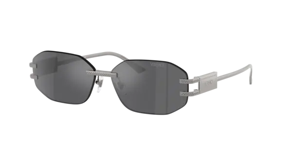 Versace Sunglasses - Grey Mirror Silver