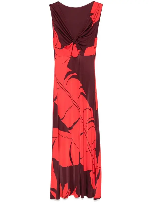 Johanna Ortiz Deep Heart Maxi Dress - Red