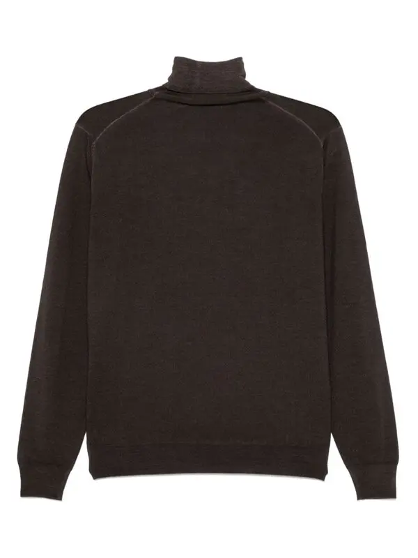 DELL'OGLIO Merino Wool Turtleneck Sweater