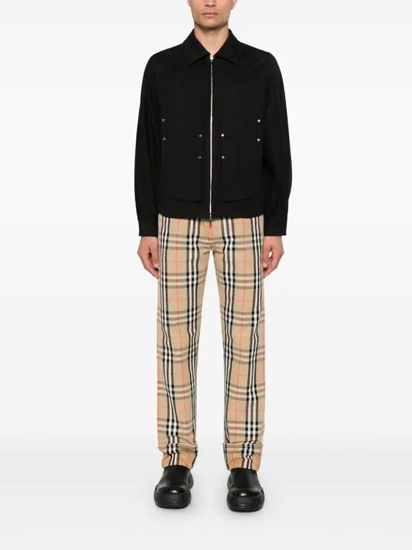 Burberry Check-print Trousers