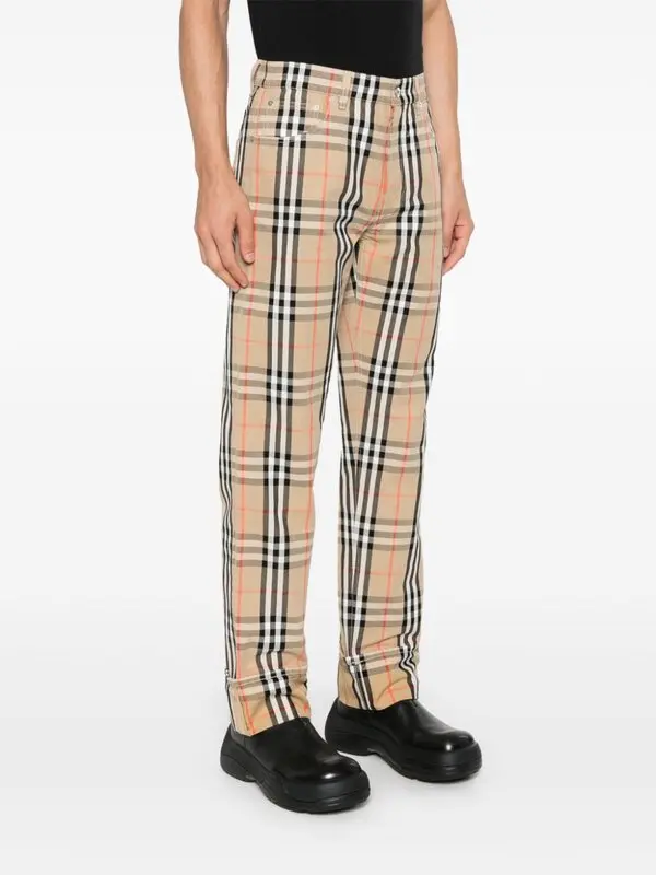 Burberry Check-print Trousers