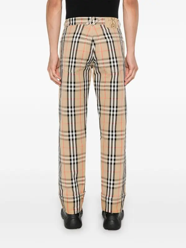 Burberry Check-print Trousers