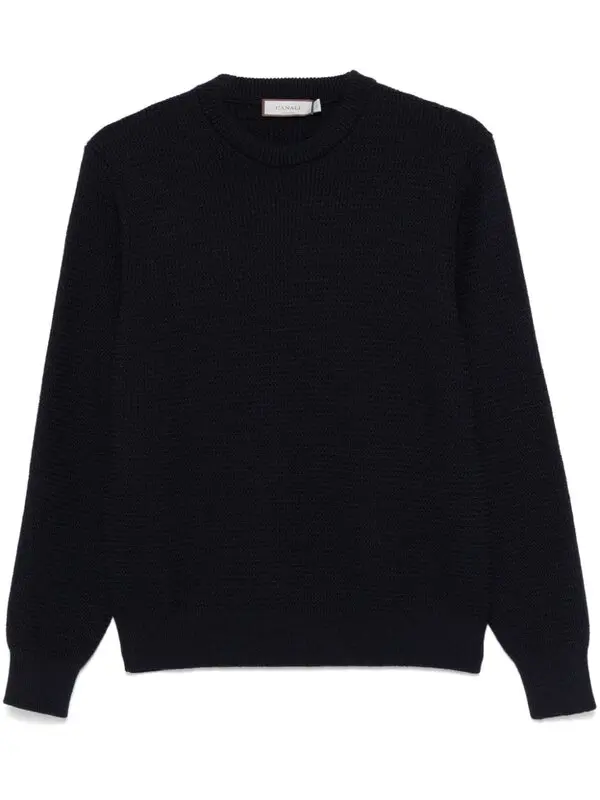 Canali Waffle-knit Sweater