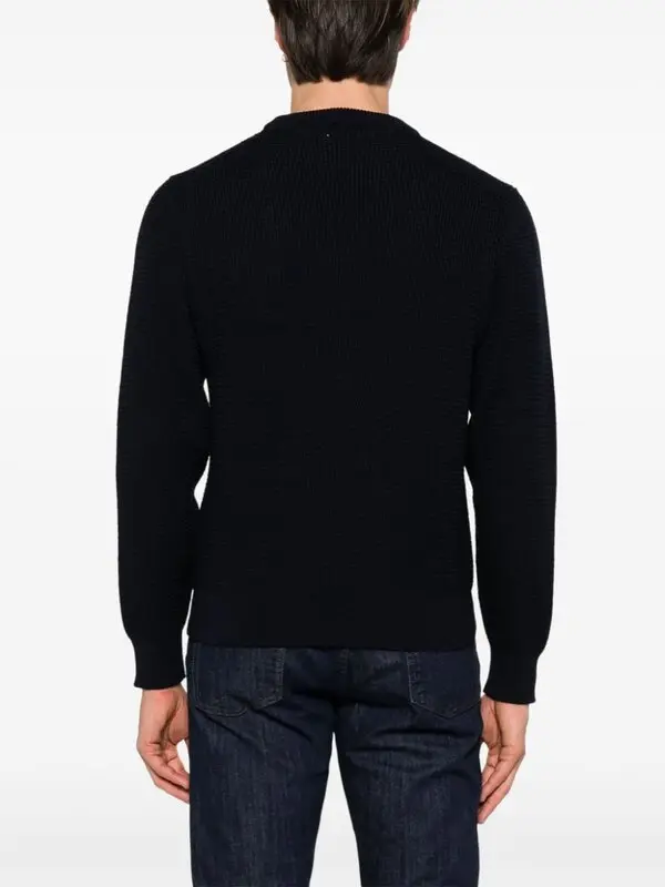 Canali Waffle-knit Sweater