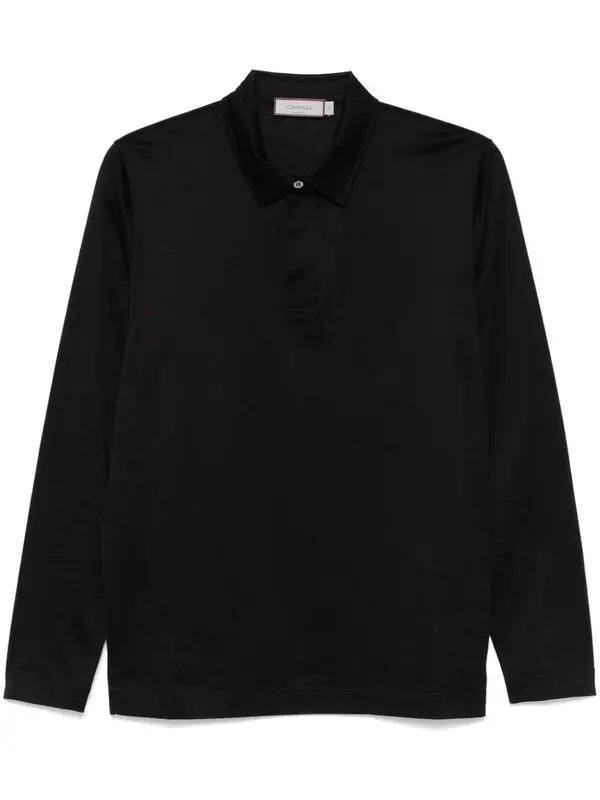 Canali Lightweight-jersey Polo Shirt