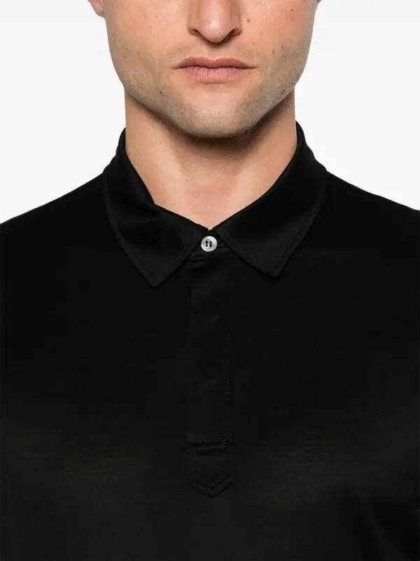 Canali Lightweight-jersey Polo Shirt