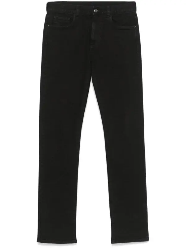 Canali Straight-leg Jeans - Black