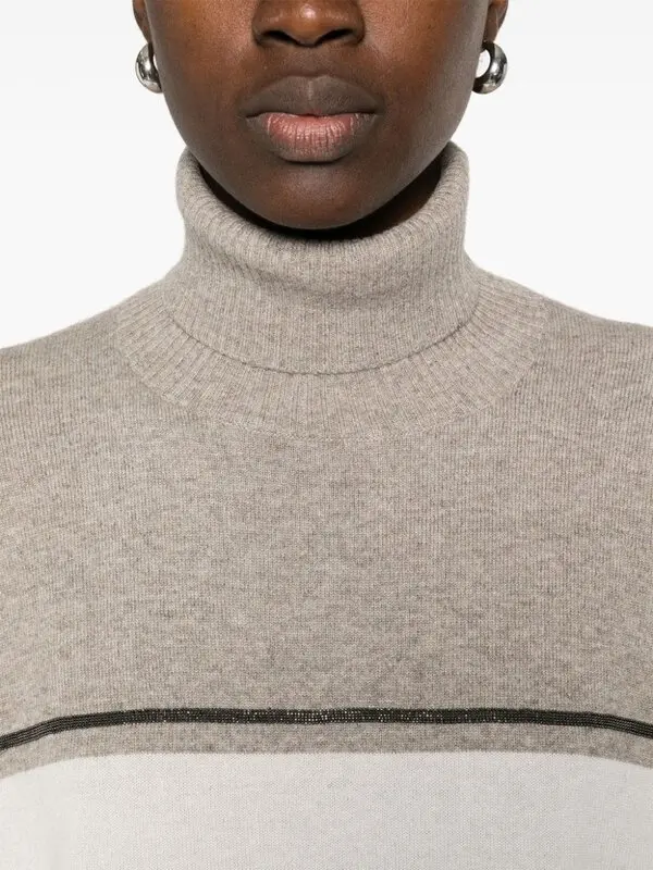 Brunello Cucinelli Stripe-detailing Sweater