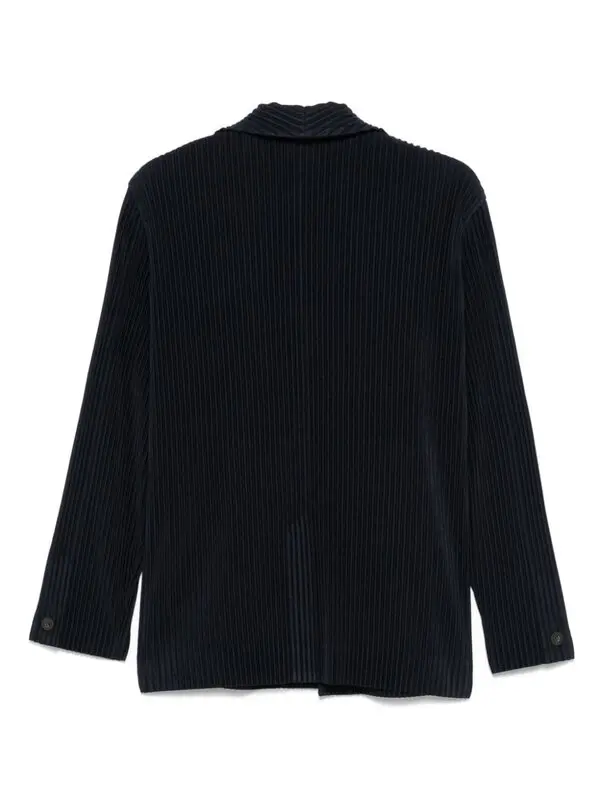 Issey Miyake Plissé Blazer - Blue