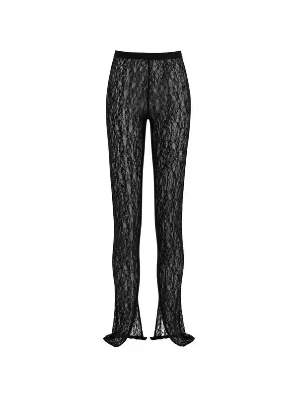 ALMAZ Lace Side-slit Trousers