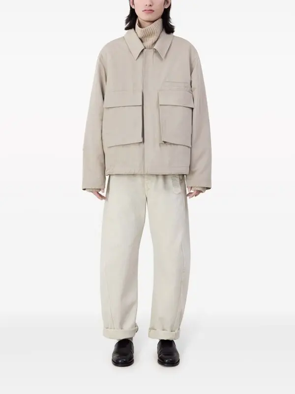 LEMAIRE 3d Pockets Quilted Jacket