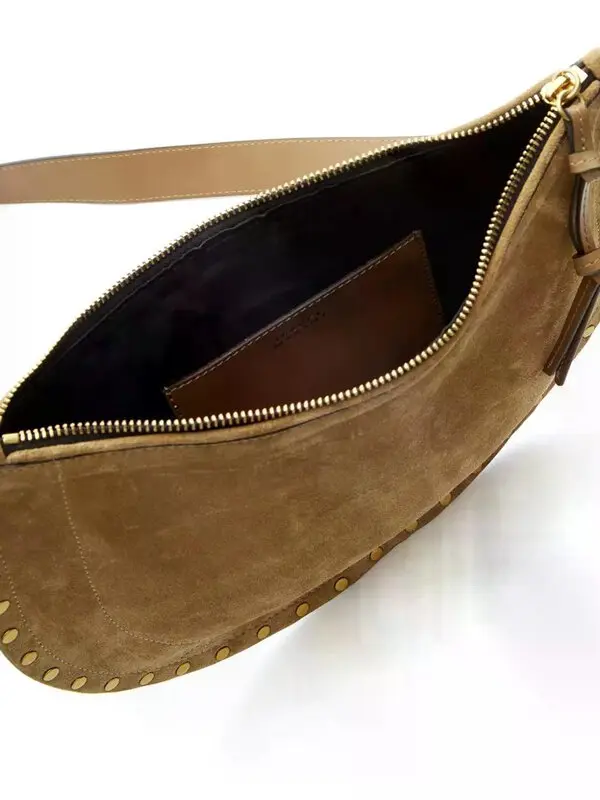 Isabel Marant Étoile Oskan Studded Cross Body Bag - Brown