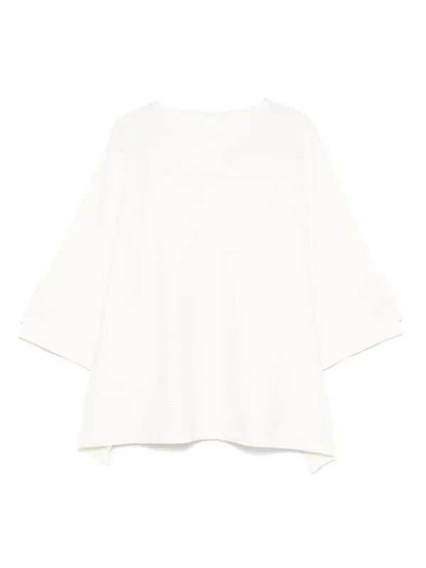Issey Miyake Square Rib Ap Sweater - White