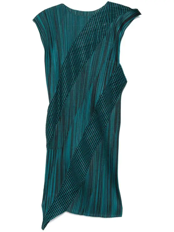 Issey Miyake Cosmic Rays Midi Dress - Black