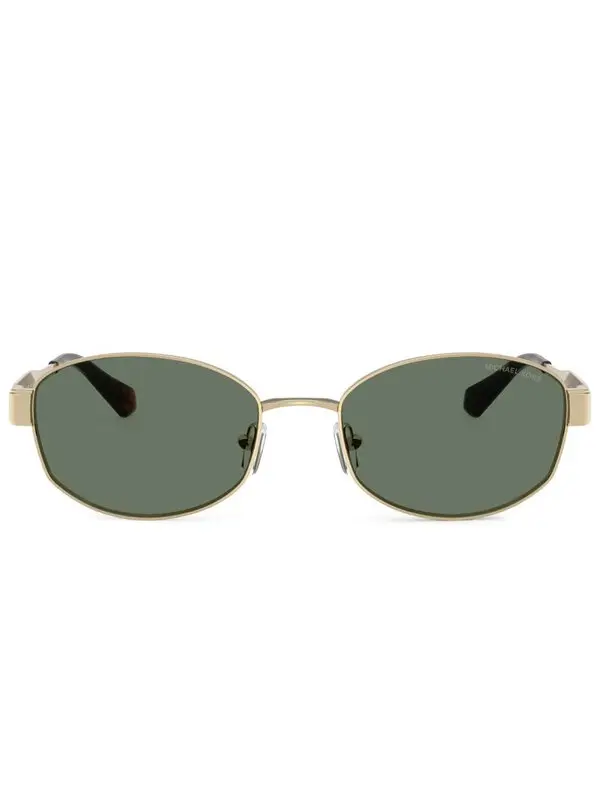 Michael Kors Oval-frame Sunglasses - Gold
