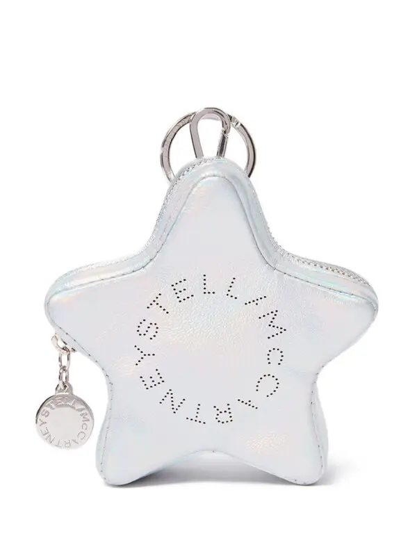 Stella McCartney Vegan Leather Coin Purse - Silver