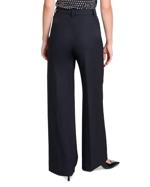 Maje Pernoui Wide-leg Trousers - Black