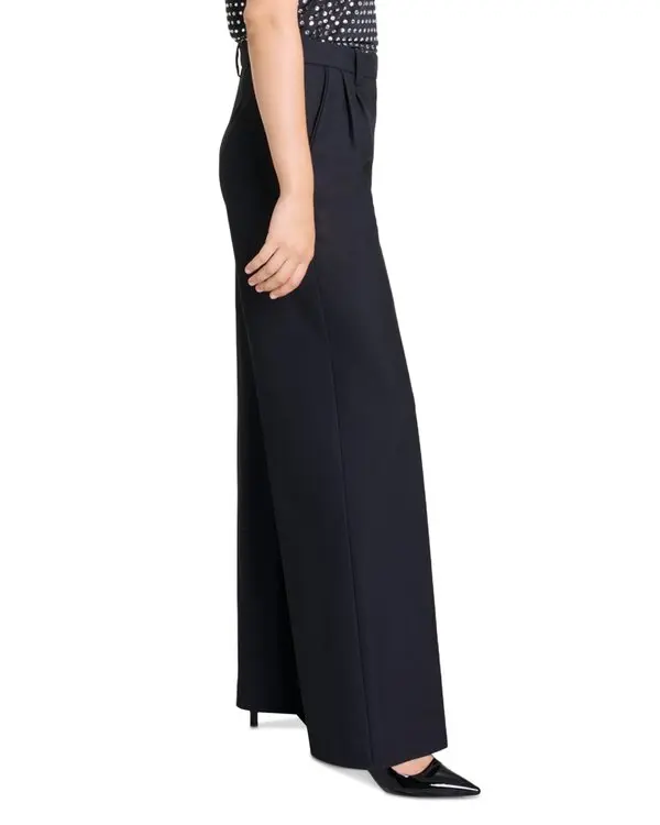 Maje Pernoui Wide-leg Trousers - Black