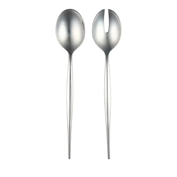 VIETRI Natura Salad Serving Set - Silver