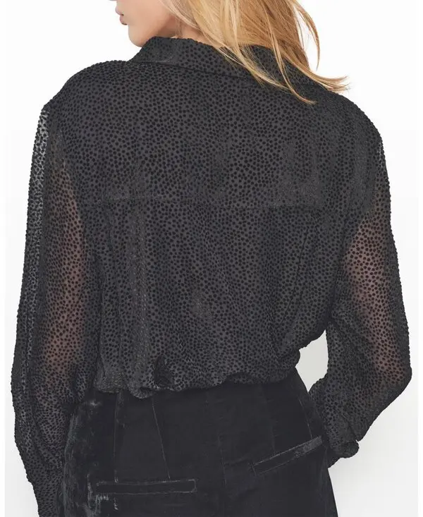 AS By DF Savannah Velvet Burnout Blouse