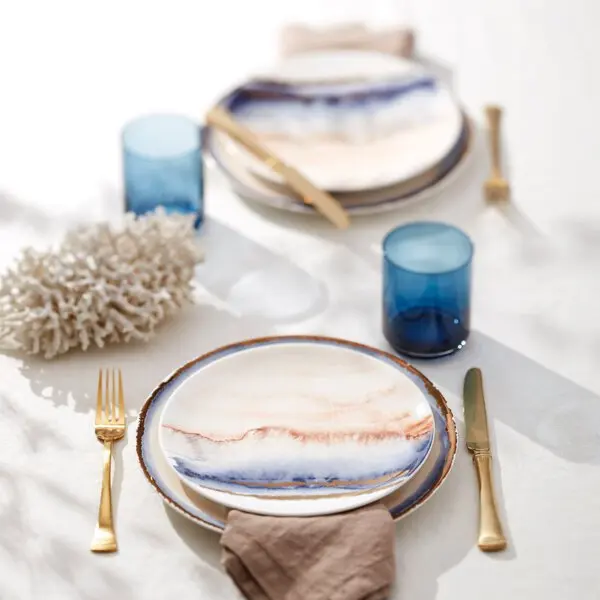 LENOX Summer Radiance 12 Piece Dinnerware Set, Service For 4