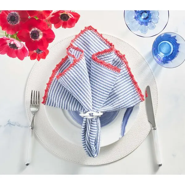 KIM SEYBERT Enamel Chain Link Napkin Ring