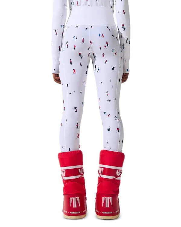 Perfect Moment Active Leggings - Dede Ski Print