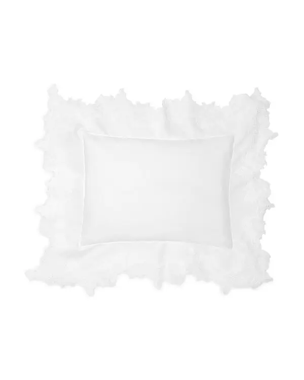 PRATESI Donnafugata Boudoir Sham - White/white