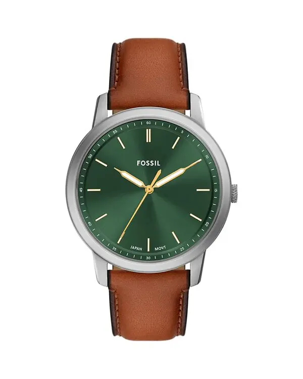 Fossil Minimalist 44mm Watch - Green/brown