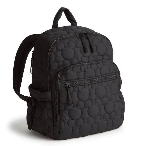 VERA BRADLEY Disney Bancroft Quilted Backpack - Black