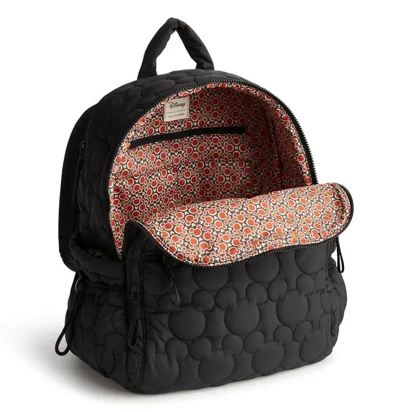 VERA BRADLEY Disney Bancroft Quilted Backpack - Black