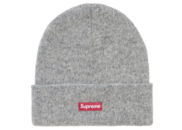Supreme Mohair Beanie - Heather Grey