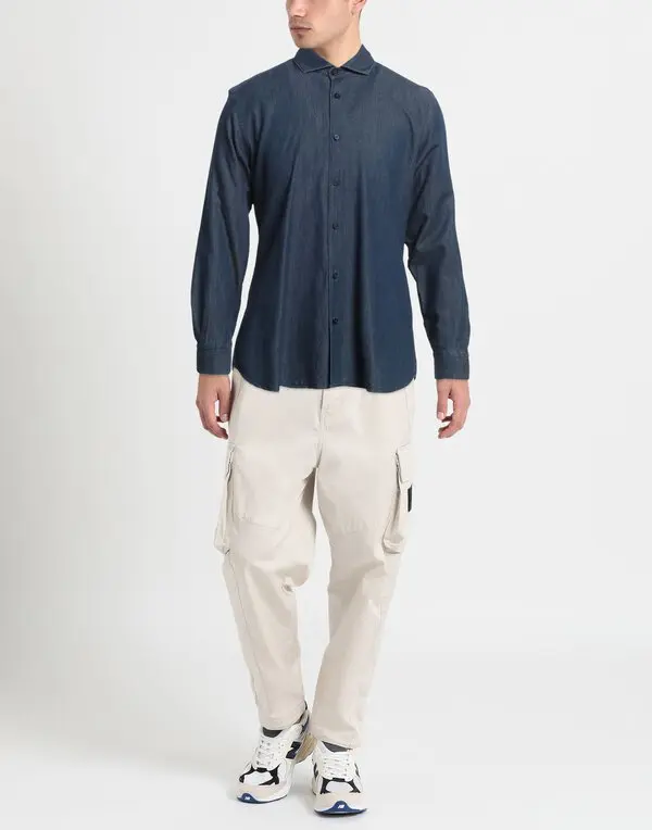PETER HADLEY SPORT Denim Shirt Size Cotton