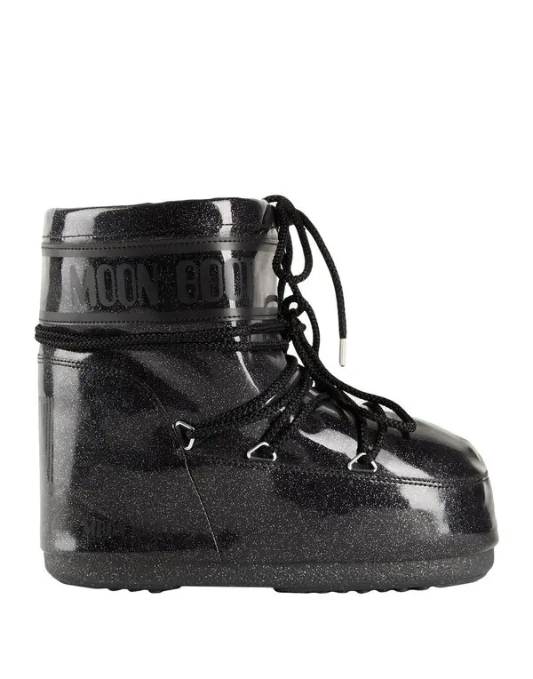 Moon Boot Mb Icon Low Glitter Ankle Boots - Black