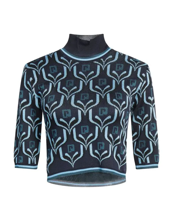 Rabanne Turtleneck Viscose Top