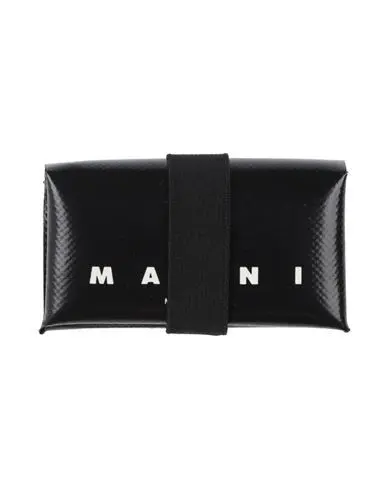 Marni Wallet Polyester, Elastane, Brass - Black