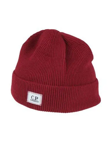 C.P. COMPANY Knitted Beanie - Red