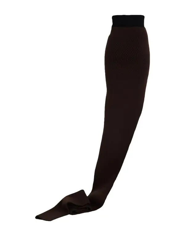Rick Owens Maxi Skirt - Brown