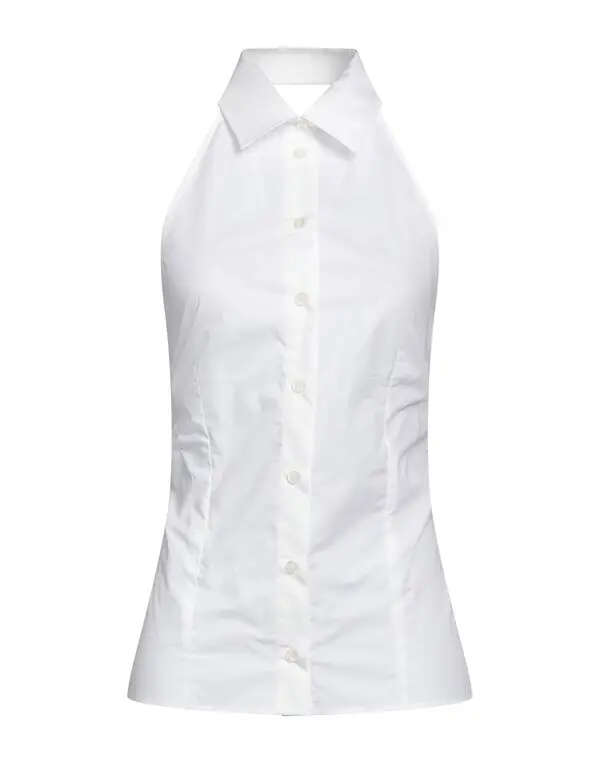 MSGM Cotton Poplin Shirt - White
