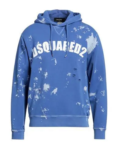 Dsquared2 Cotton Blend Fleece Sweatshirt - Blue