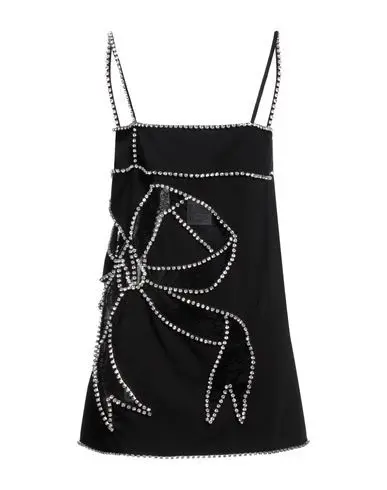 Dsquared2 Mini Dress With Appliqués, Crystals, And Lace Trims