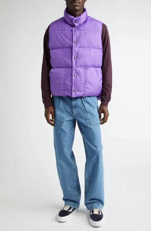Noah Puffer Vest In Violet - 72% Off | Editorialist