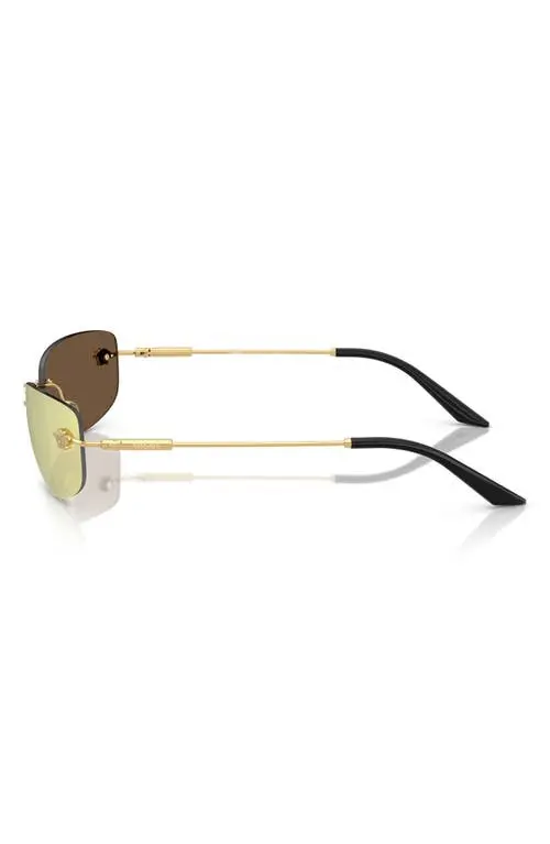 Versace 60mm Rectangle Sunglasses
