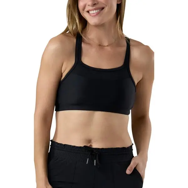 UV SKINZ Crisscross Swim Bra - Black