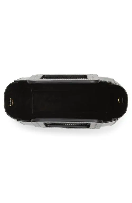Staud Mini Shirley Leather Satchel - Black
