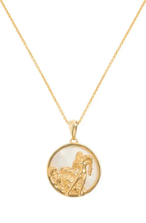 FREYA ROSE Zodiac Necklace - Aquarius
