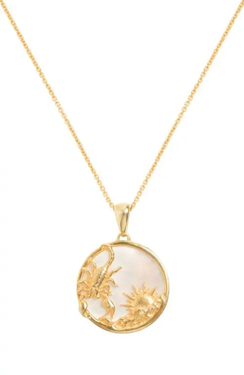 FREYA ROSE Zodiac Necklace - Scorpio