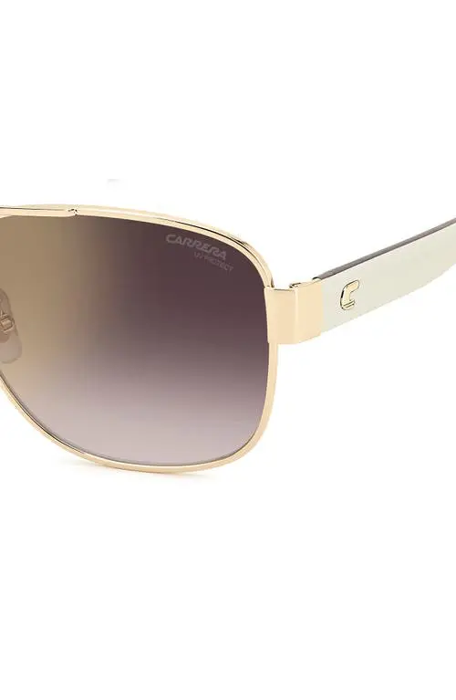 Carrera Eyewear 58mm Gradient Aviator Sunglasses