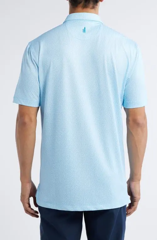 Johnnie-o Island Times Geo Print Performance Polo