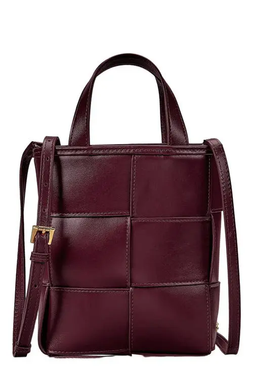 Gigi New York Chloe Mini Shopper - Bordeaux